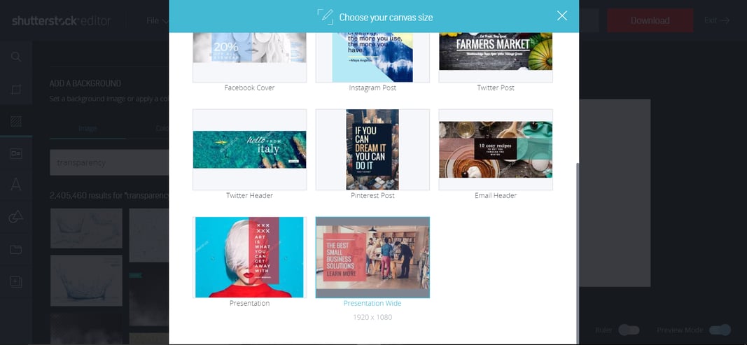 Create Live Video Graphics with Shutterstock Editor