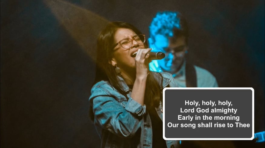 How to Show Worship Lyrics in Your Church's Livestreams