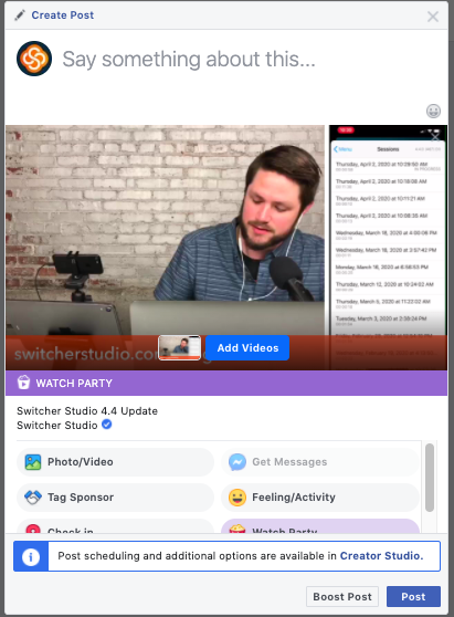 How to Use Facebook Watch Party to Share a Live or Recorded Video