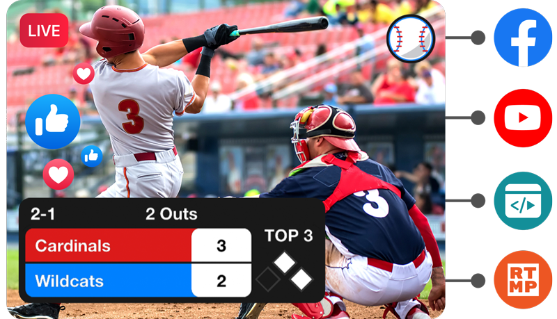 Live Sports Broadcasting Software | Switcher Studio