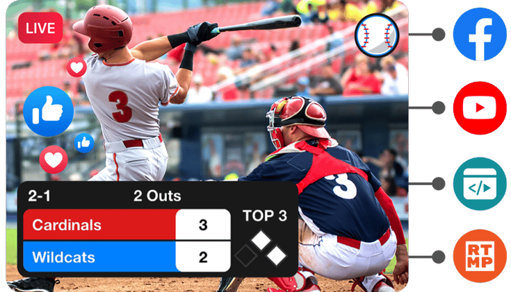 Live Sports Broadcasting Software | Switcher Studio