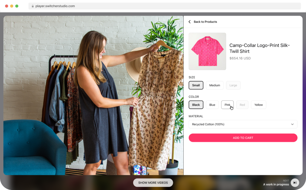 Customizable Embeddable Video Player | Switcher Player