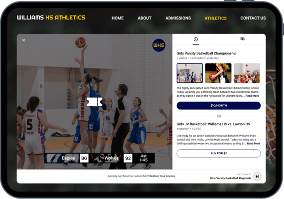 Video Subscription Platform | Switcher Studio